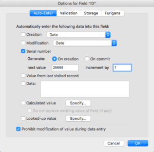 Serialized Fields & Table Locking | Codence | Software